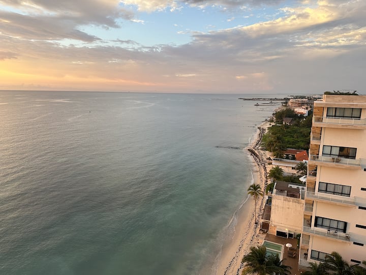 Departamento Beachfront Con La Mejor Vista - Puerto Morelos