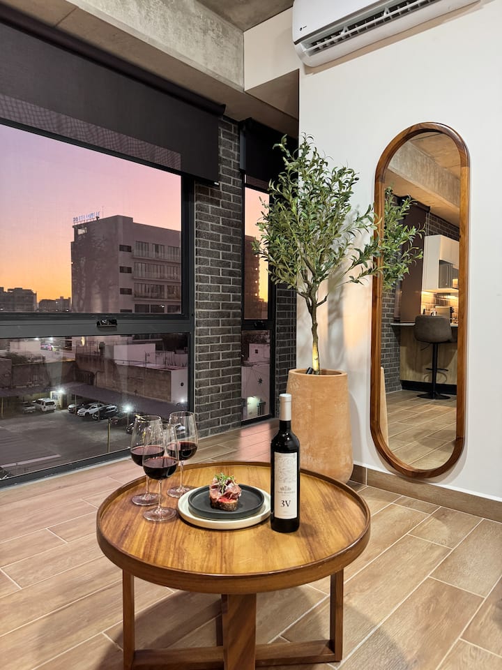 Exclusivo Loft De Lujo, Americana, Seguridad, A/c - Mexico