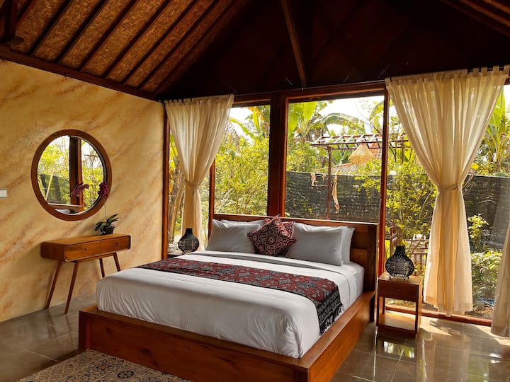 1br Villa In A Quiet Place In Buahan, Payangan - Kintamani