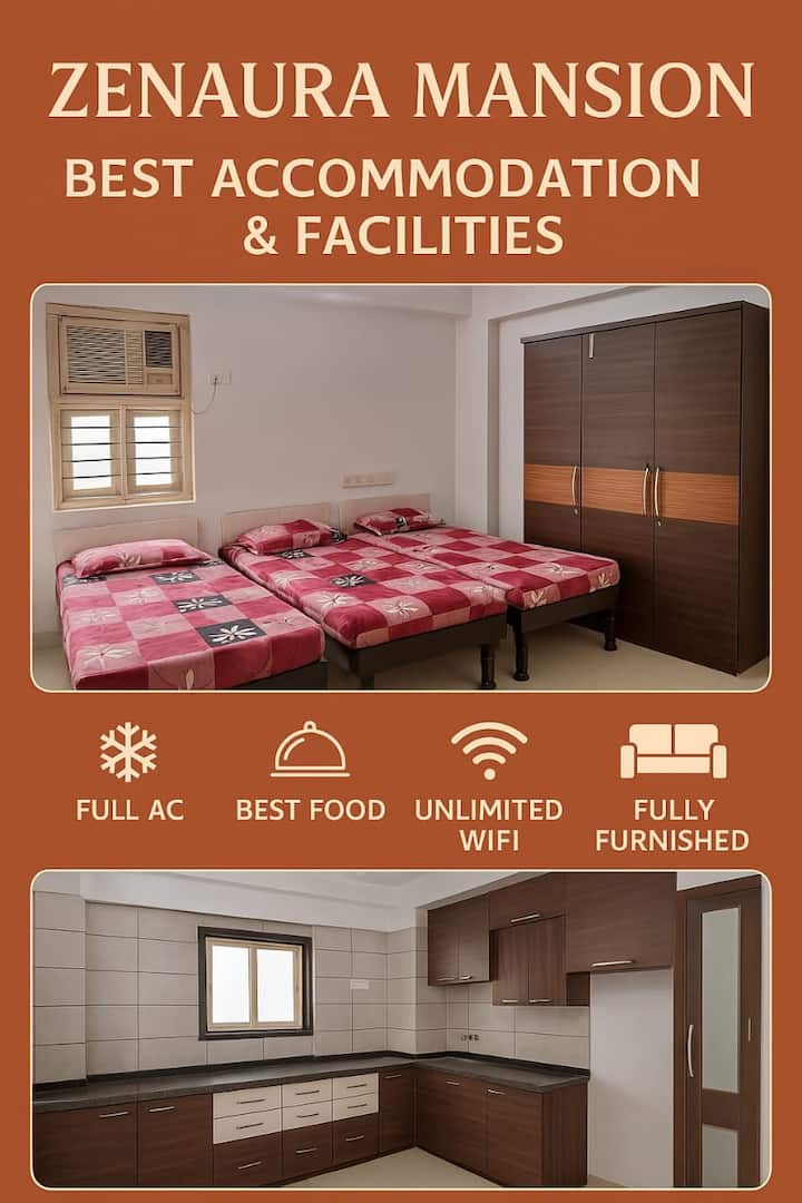 Zenaura Mansio Accommodation - Ahmedabad