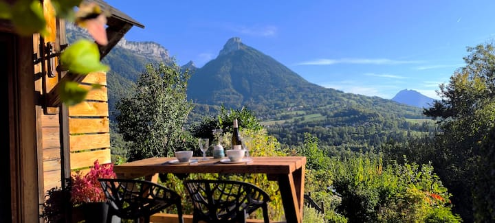 Chalet Cosy Vue Imprenable Entre Lac Et Montagne - Haute-Savoie