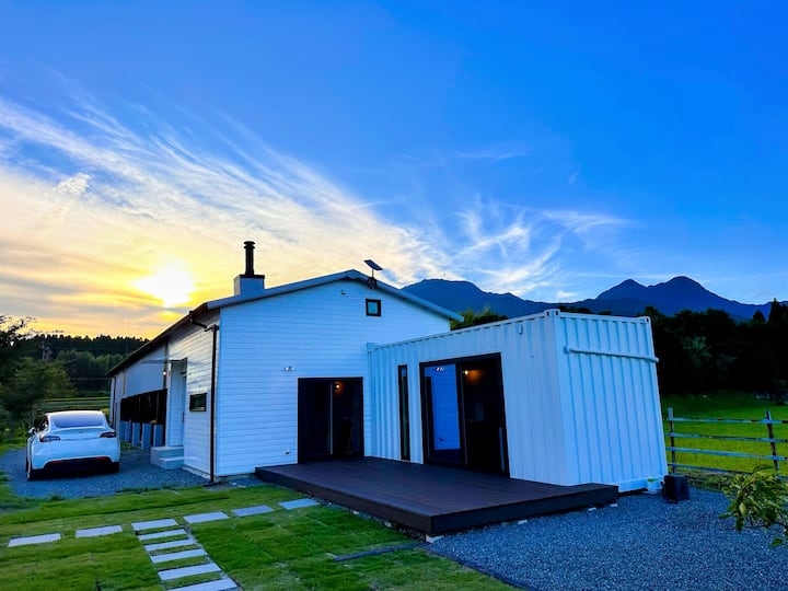 2025年12月open!
世界最高濃度の炭酸温泉　七里田温泉まで徒歩4分の『lodge7』　です。 - 다케타시