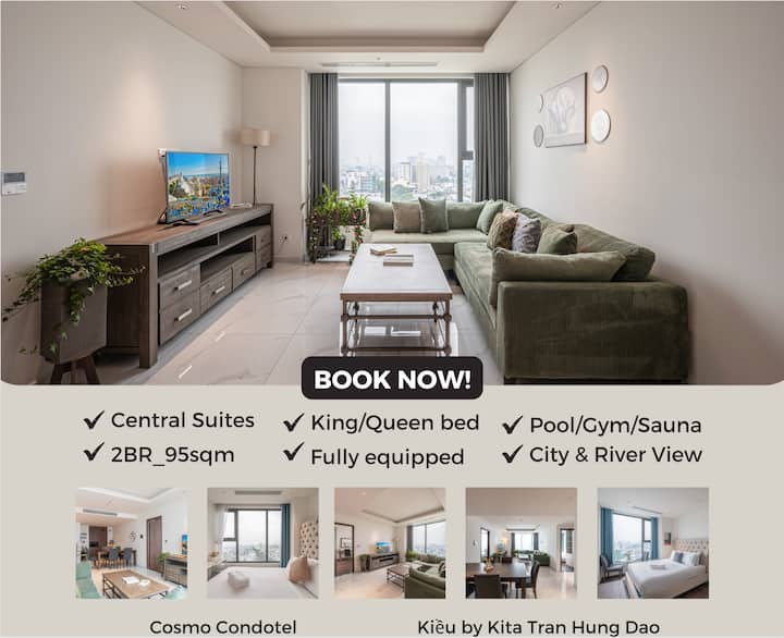 Central Vip Luxury 2br+ Free Pool_city View_ F15 - Ho Chi Minh City