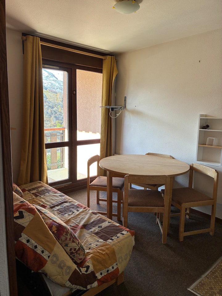 Studio Skis Aux Pieds Avec Balcon - Saint-Martin-de-Belleville