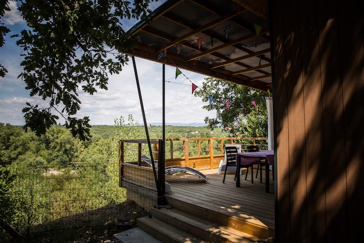 Chalet Cosy Vue Rivière - Ruoms