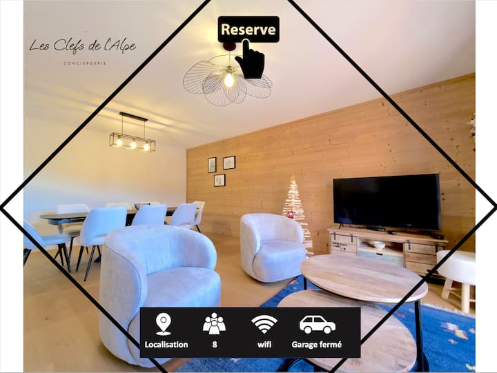 Incroyable T3 Neuf Avec Garage - Proche De Tout ! - Le Bourg-d'Oisans