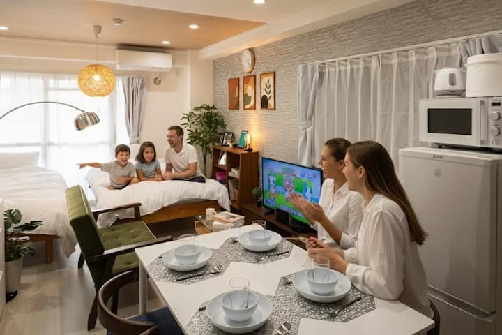 Switch2/駐車場無料/岡山駅徒歩12分/イオンモール岡山徒歩8分/貸切/最大6名/飲食店多数 - Okayama