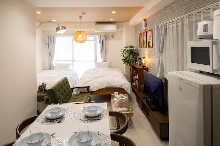 岡山駅徒歩12分/駐車場無料/イオンモール岡山徒歩8分/switch2/貸切/最大6名/飲食店多数 - Okayama