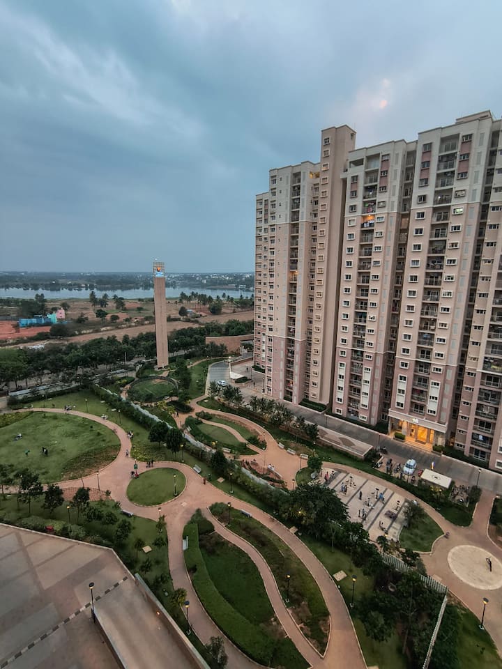 1 Bhk Flat | 11th Floor | Prestige Finsbury Apts - Aéroport Kempegowda Bengaluru (BLR)