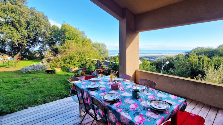 Belle Maison Avec Jardin Vue Mer Montagne Au Calme - Bastia