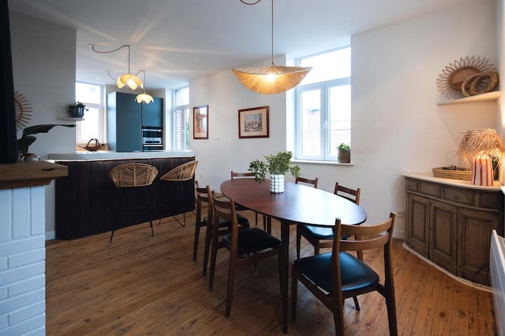 La Cousinerie - Appartement Duplex Stylé Pour 6 - Menin