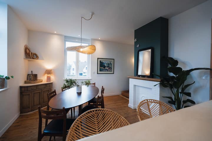 Duplex 90m² Design • Terrasse•6 Pers•proche Lille - Halluin
