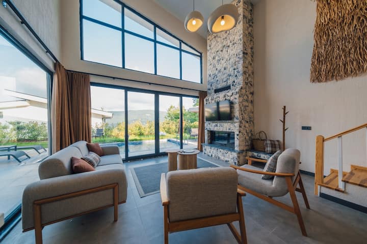 Bulut Villa Sapancada ŞıK Isıtmalı Havuz Jakuzili - Sapanca