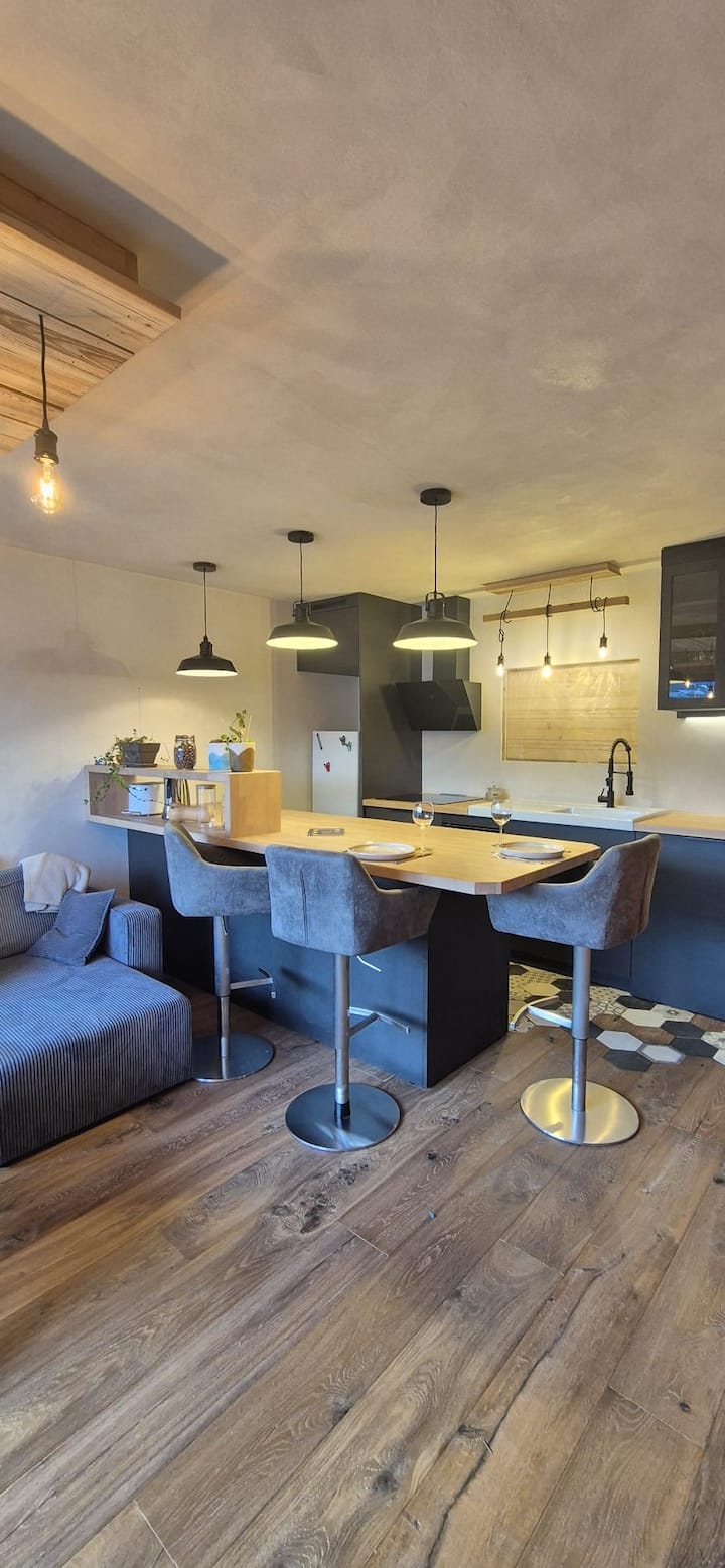 Très Bel Appartement Cosy, Vue Mont Blanc - Sallanches