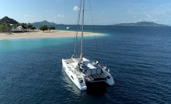 Cabine à Bord D'un Catamaran - Saint Barthélemy
