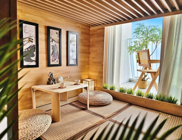 오션뷰 오리엔탈 감성숙소 복층 (4인) 인천공항 18분거리 - South Korea