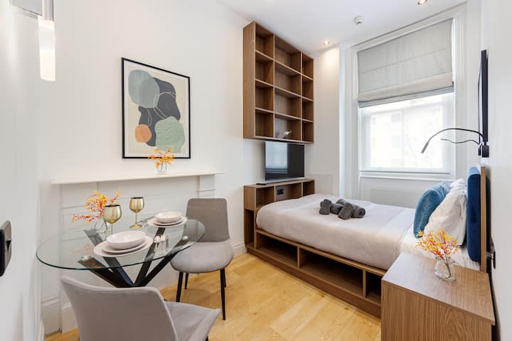 (21/f14)new Bayswater/hyde Park Studio Zone1+wi-fi - Londres