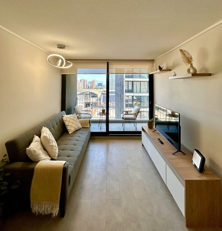 Moderno 1d1b En ÑUñoa · Piscina Y Gimnasio - Santiago