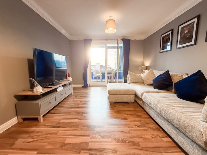 Riverside 1bd - Balcony & Parking - Hydro/secc - Glasgow