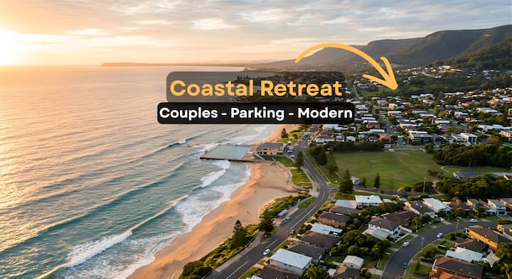 Coastal Couples - Parking Wi-fi - Coffee Netflix - Wollongong