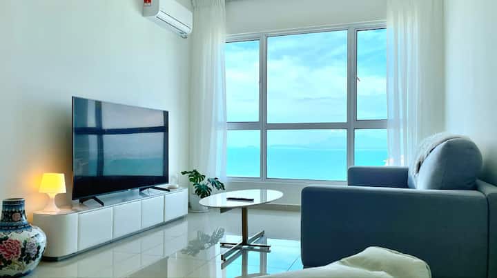 I- Santorini 3 Bedrooms Full Seaview - Tanjung Tokong