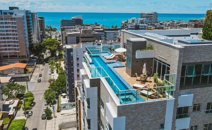 Condomínio Clube Moderno  Confortável  Ponta Verde - Maceió