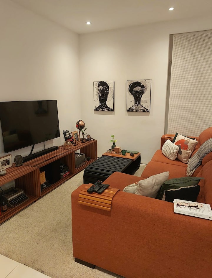 Apartamento Charmoso A 600m Da Praia De Botafogo - Rio de Janeiro