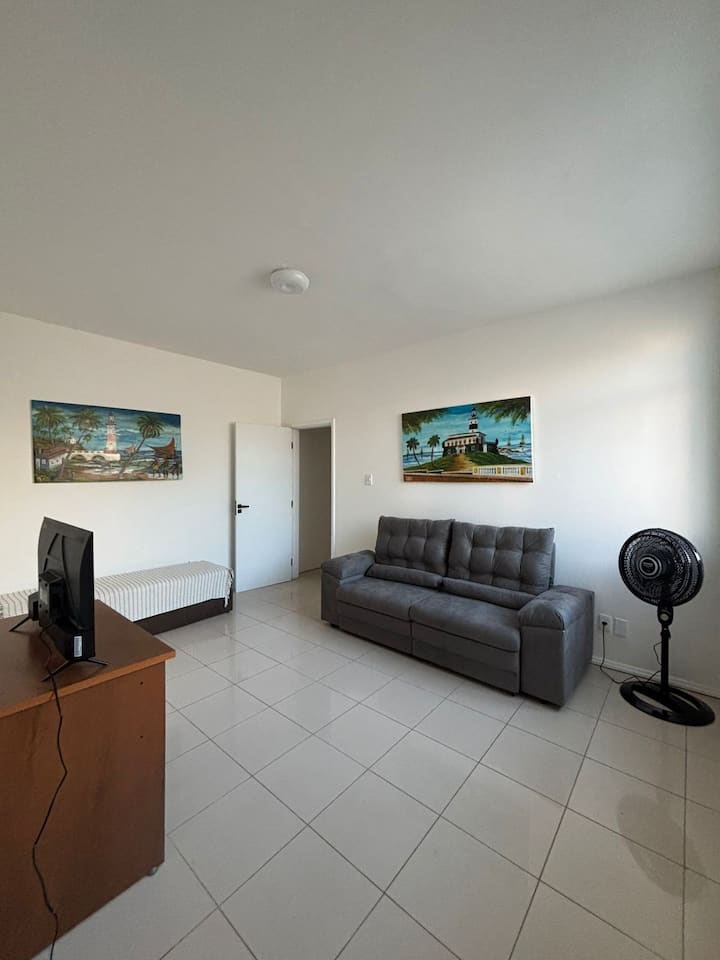 Ap Sol Verão, Na Praia Do Farol Da Barra 4quartos - Barra, Brazil