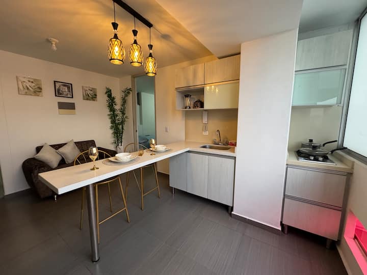 Aparta-estudio Moderno Y Acogedor - Bucaramanga