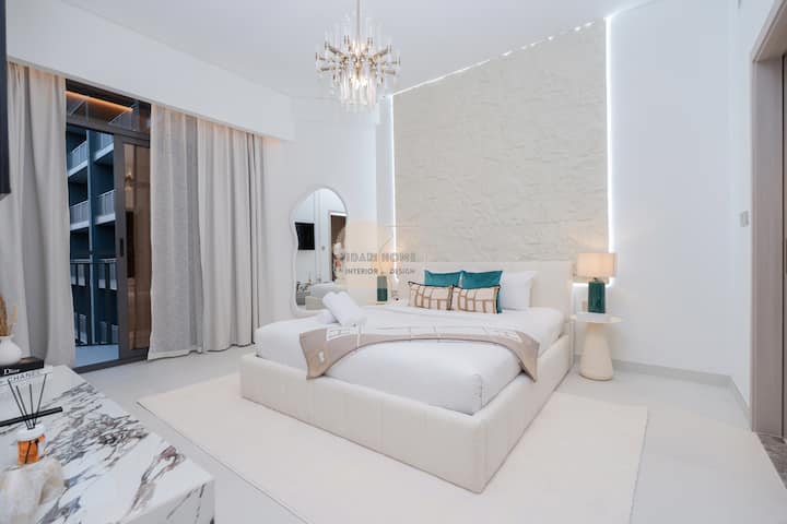 ÉVasion Chic Luxueux, Vue Piscine, Hamam Sauna Ps5 - Dubai