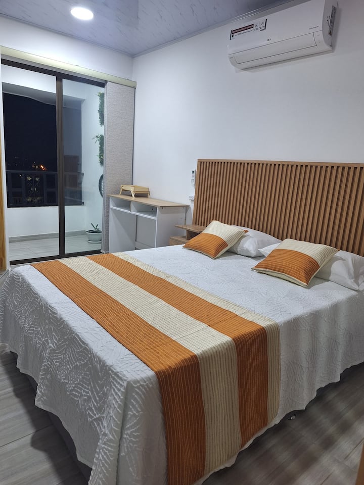 Espectacular Aptaestudio, Ubicación Central - Villavicencio