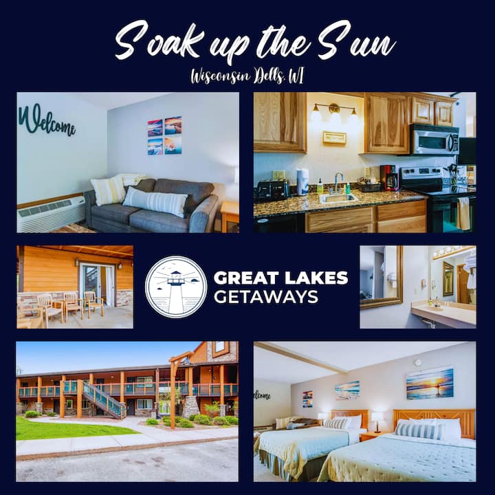 Soak Up The Sun - Outdoor Hot Tub Steps Away! - Wisconsin Dells, WI