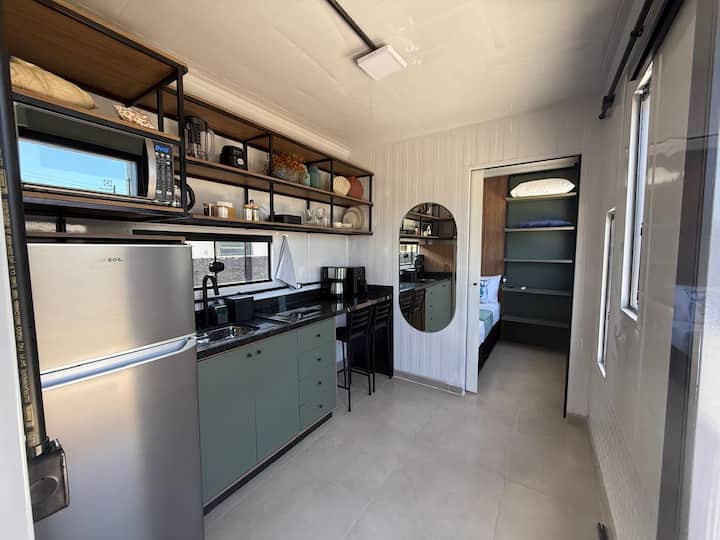 Kitnet Contêiner 2 Com Garagem - Villa Brisa Alta - Matinhos