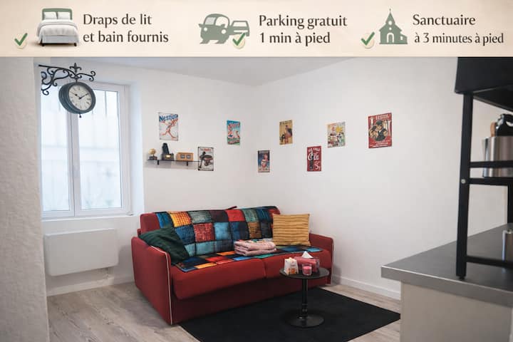 ~ Le Cocon Rétro – 300m De La Grotte ~ - Lourdes