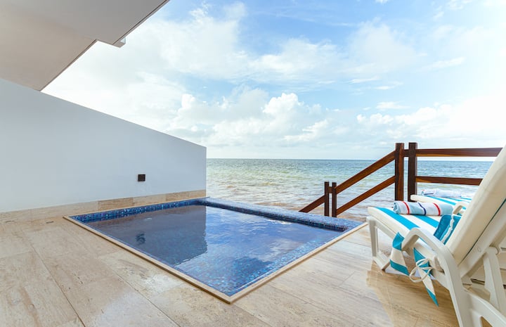 Beach House W/pool Home 3br/5ba Gulf Sunset Views - Telchac Puerto