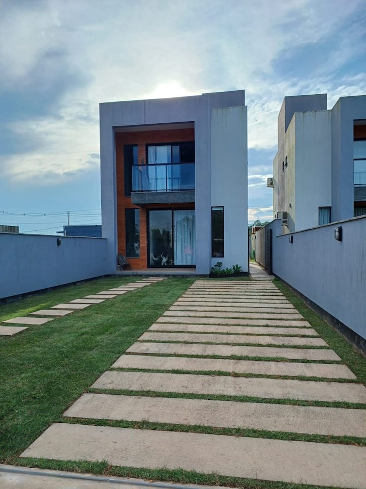 Casa Nova Petfriendly Perto Da Surfland - Garopaba