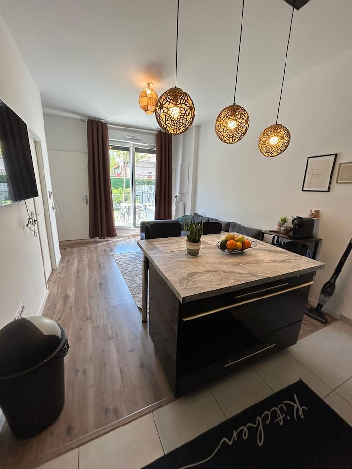 Appartement T2 Cocooning Avec Jardin - Asnières-sur-Seine