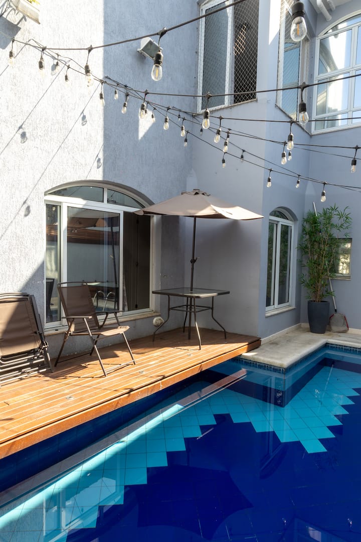 Casa Inteira P/14 Piscina Hidro | Brás/expocenter - Liberdade