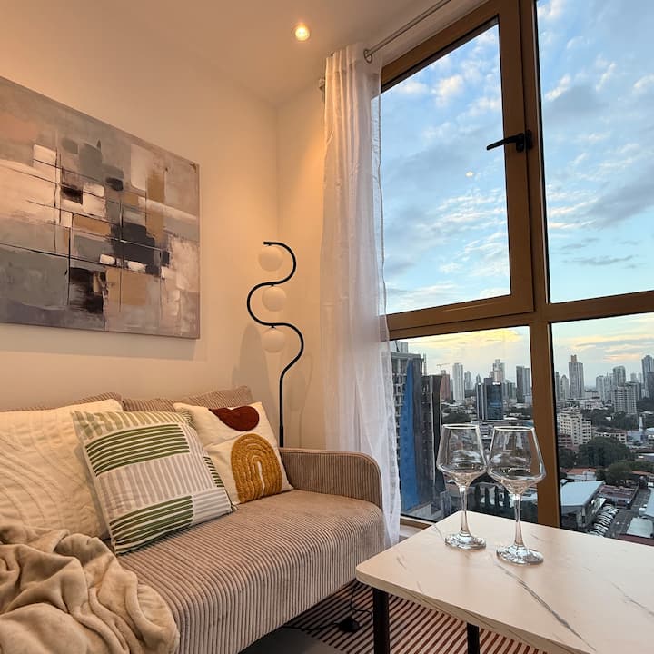 Apto Céntrico Moderno Y Acogedor Con Rooftop Unico - Panama