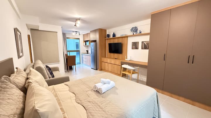 Loft Completo P/ 4 Em Icaraí C/ Piscina, Sauna Gym - Niterói