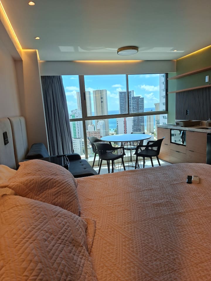 Sea View Boa Viagem #1805 New Flat - Recife