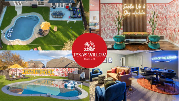 Texas Willow Ranch - Pool, Game Room, Soccer, Bbq - Roanoke, TX