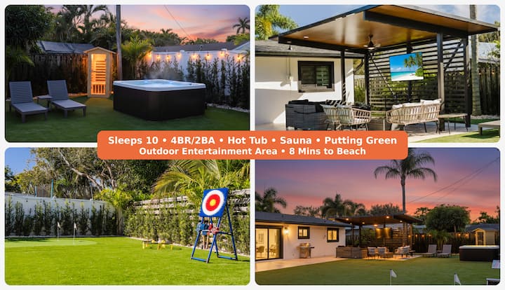 Sauna • Hottub • Putting Green • 8 Mins To Beach - Jupiter, FL