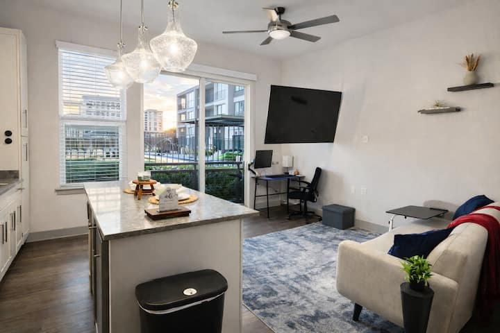 Gorgeous Luxury Lake View Suite | Gym & Pool - Irving, TX