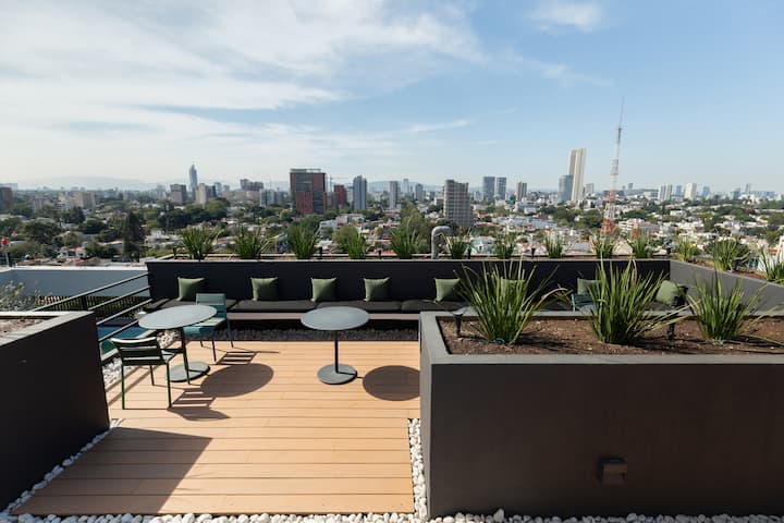 Laurel | Natural & Cozy Apartment - Scala Towers - Guadalajara, Jalisco, Mexique