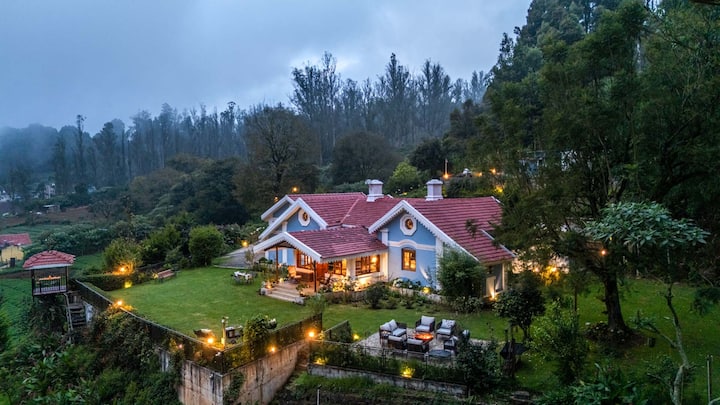 Stayvista At Wedgewoods Blu W/ Wifi, Lawn, Bbq - 烏塔卡蒙德