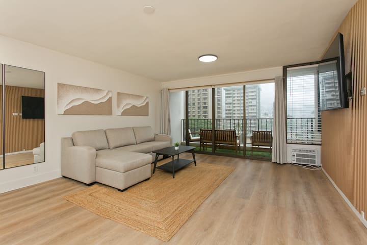 New Waikiki Banyan Boho Suite Free Parking 3 Beds! - 檀香山