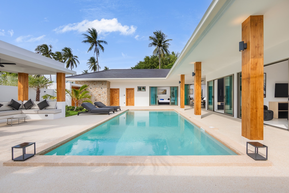 Suntree1 • 3BR Pool Villa • Choeng Mon Beach - Houses for Rent in Ko ...