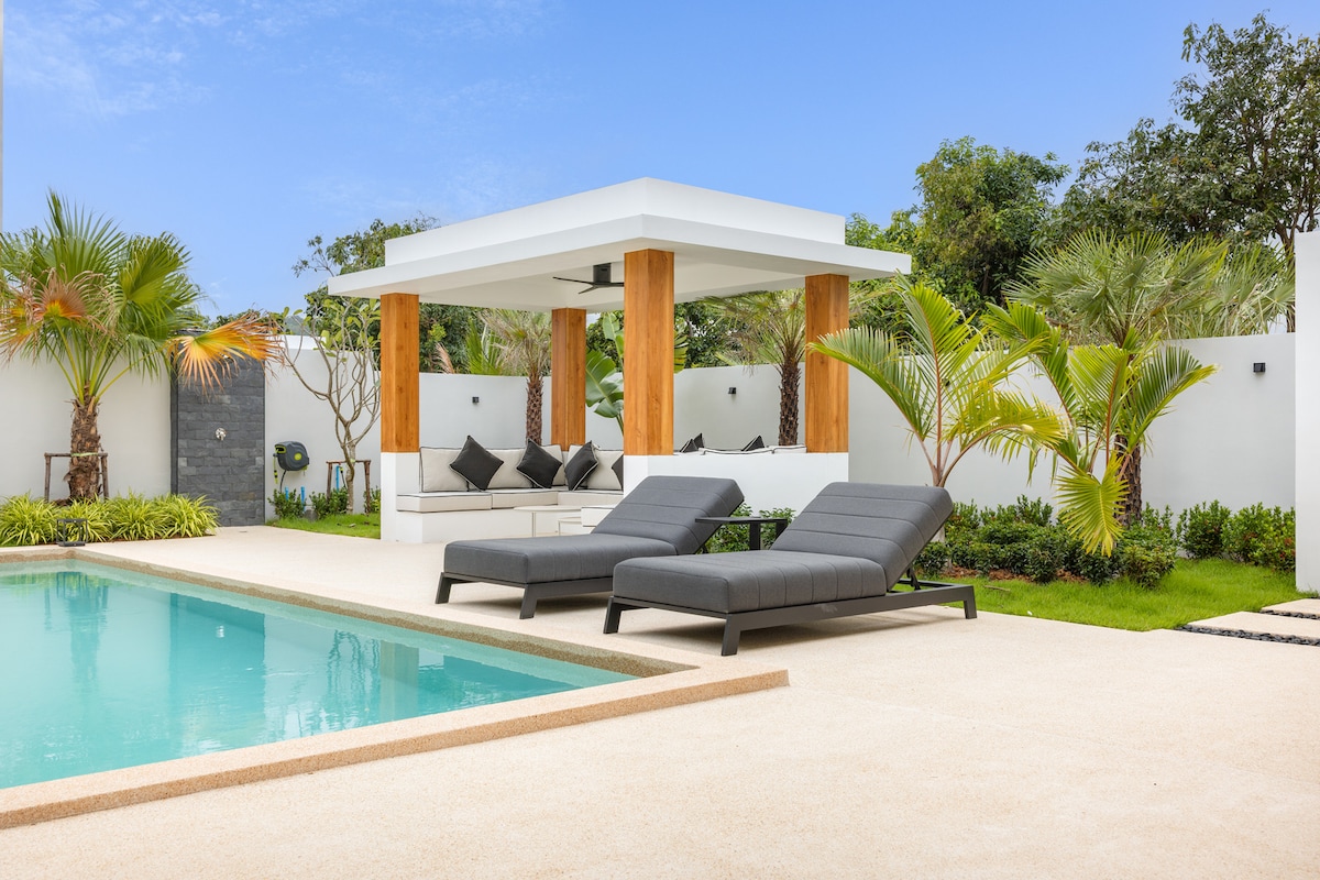 Suntree1 • 3BR Pool Villa • Choeng Mon Beach - Houses for Rent in Ko ...