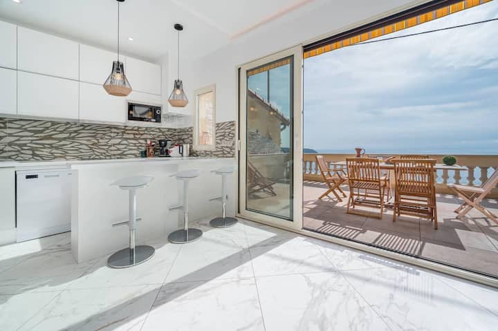 Vue Mer éPoustouflante - Terrasse Et Parking - Fj - Monte Carlo